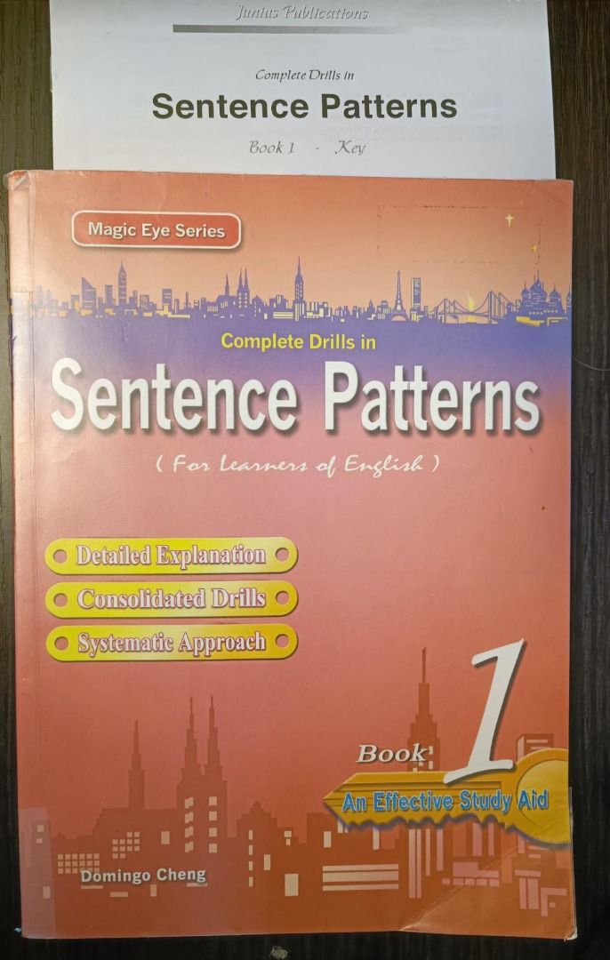 Sentence Patterns 1 Magic Eye Series, 興趣及遊戲, 書本 & 文具, 教科書 - Carousell