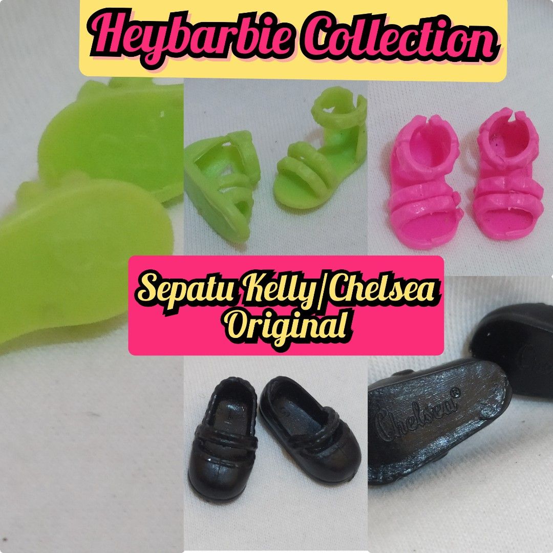 Sepatu Barbie chelsea / kelly original boneka anak adik barbie on Carousell