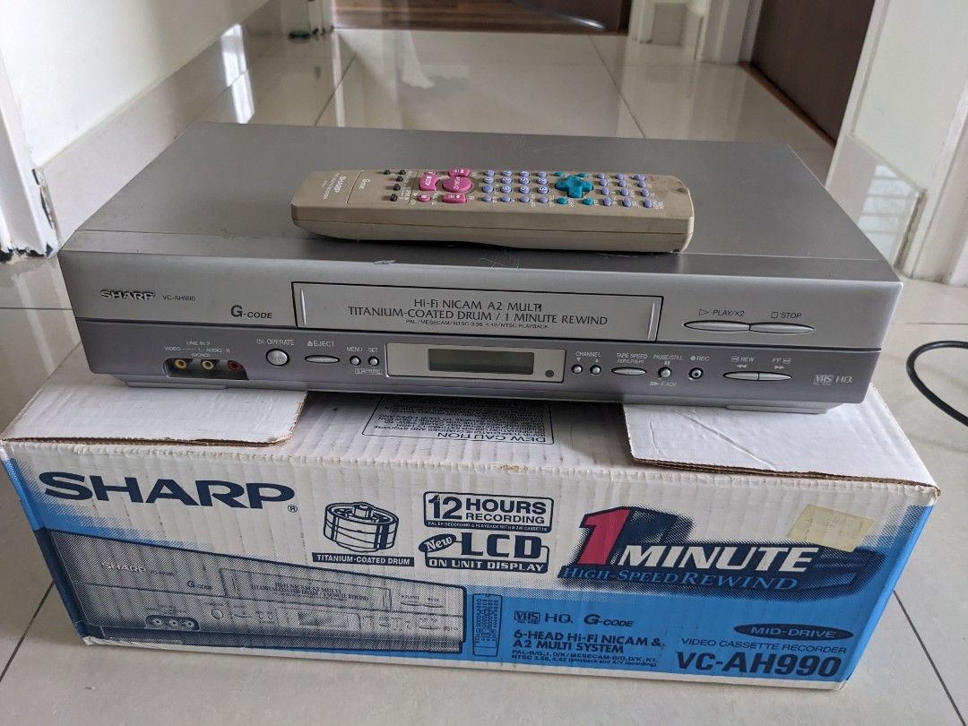 Sharp VCR, TV & Home Appliances, TV & Entertainment, Blu-Ray & Media ...