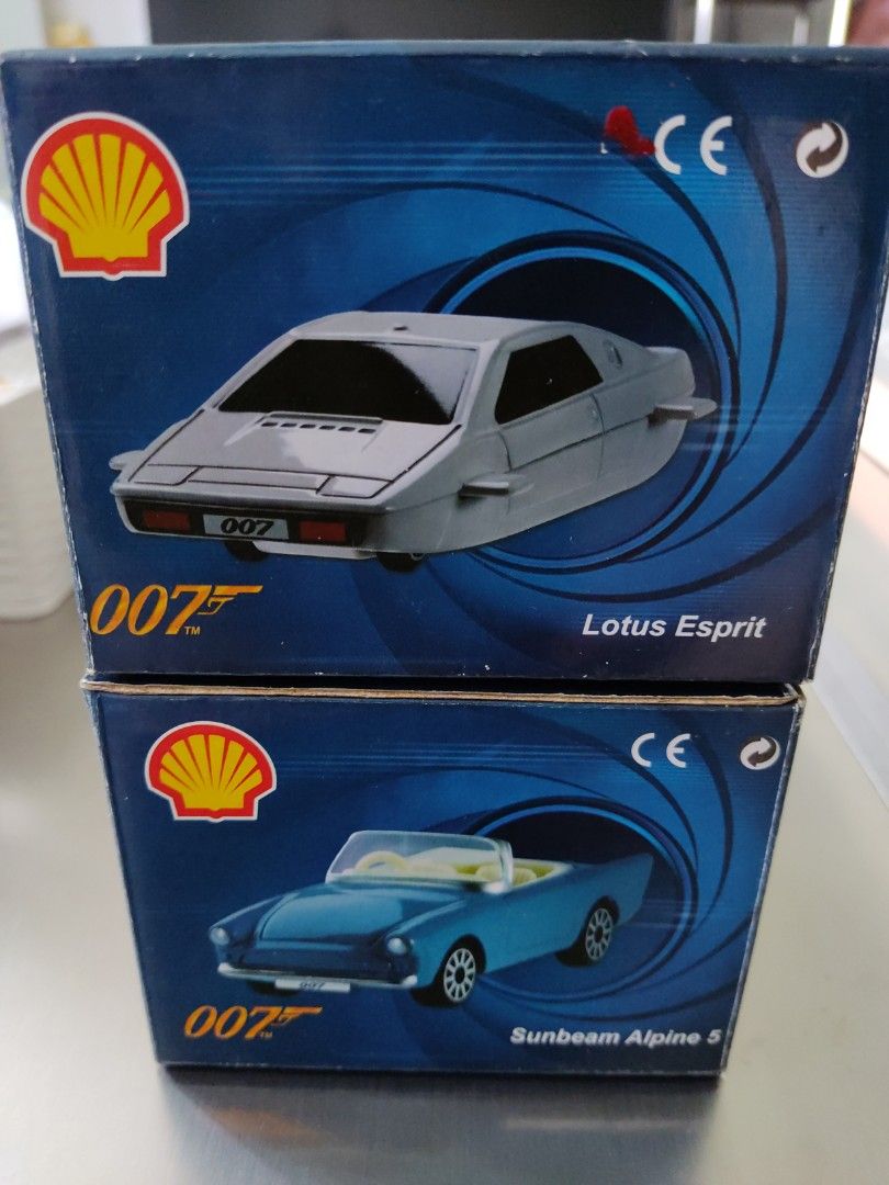 Shell 007 Lotus Esprit & Sunbeam Alpine 5 Cars (Price for both cars ...