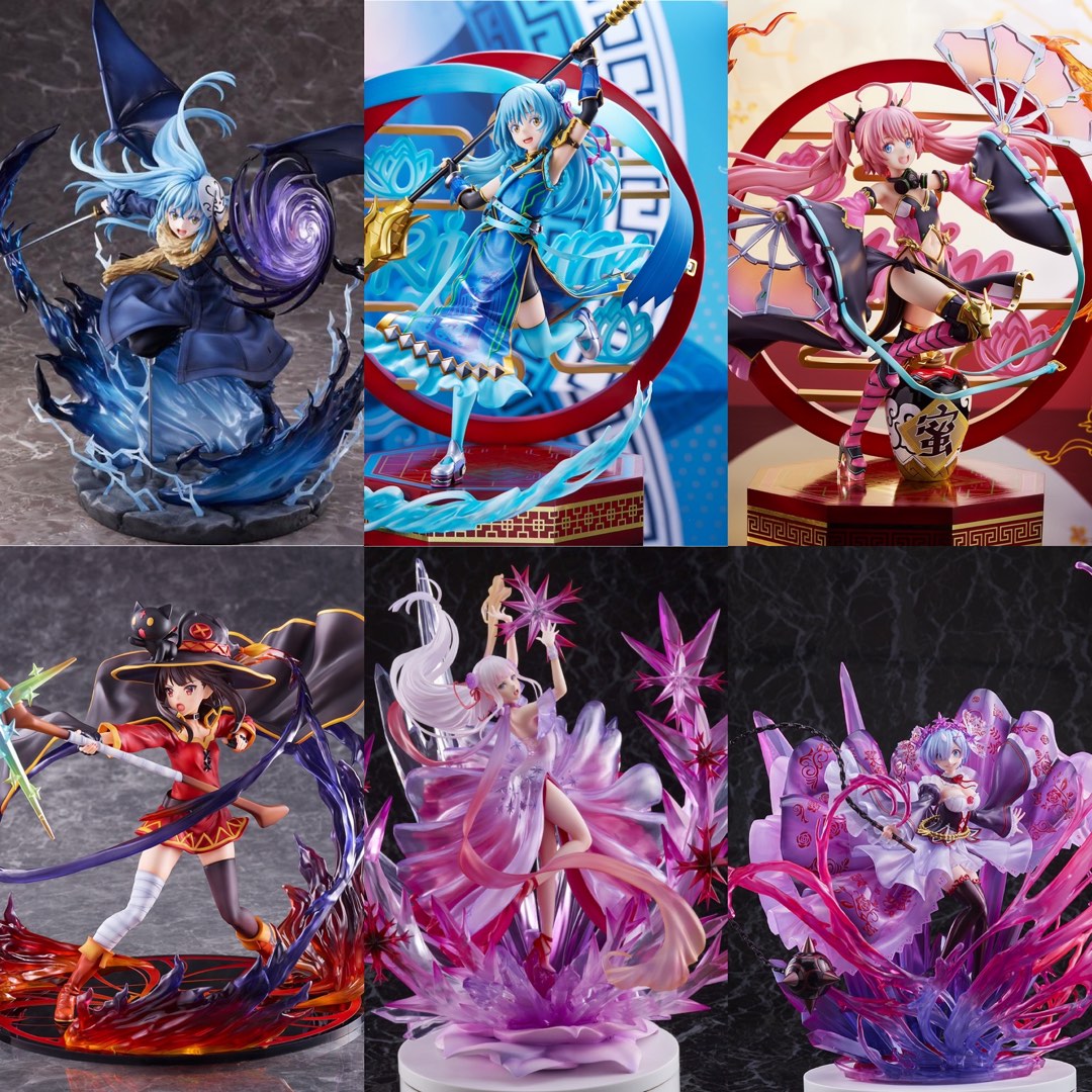 Shibuya scramble e stream scale figures - re:zero rem and Emilia ...