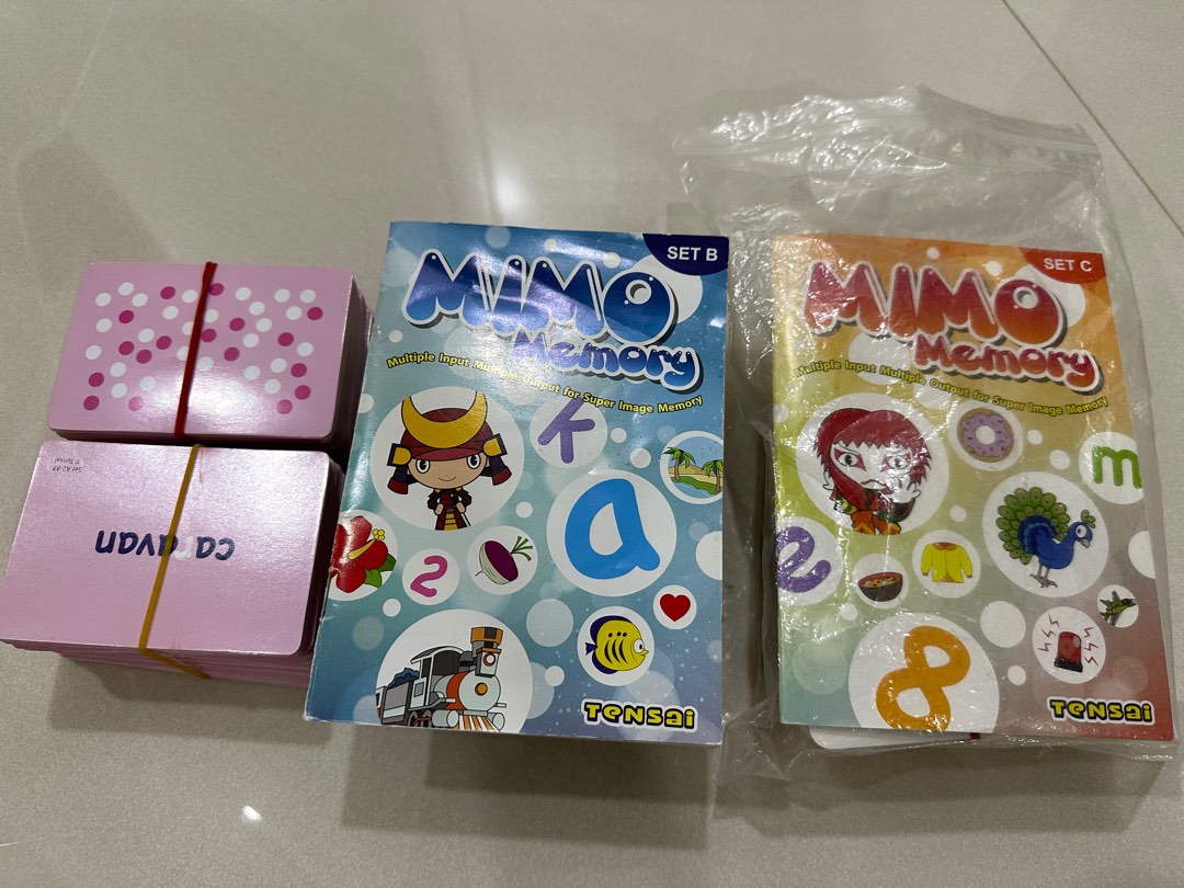 Shichida MIMO memory flash cards, Hobbies & Toys, Toys & Games on Carousell