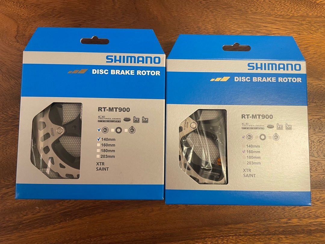 Shimano RT MT900 Rotors (140 & 160mm), Sports Equipment, Bicycles ...