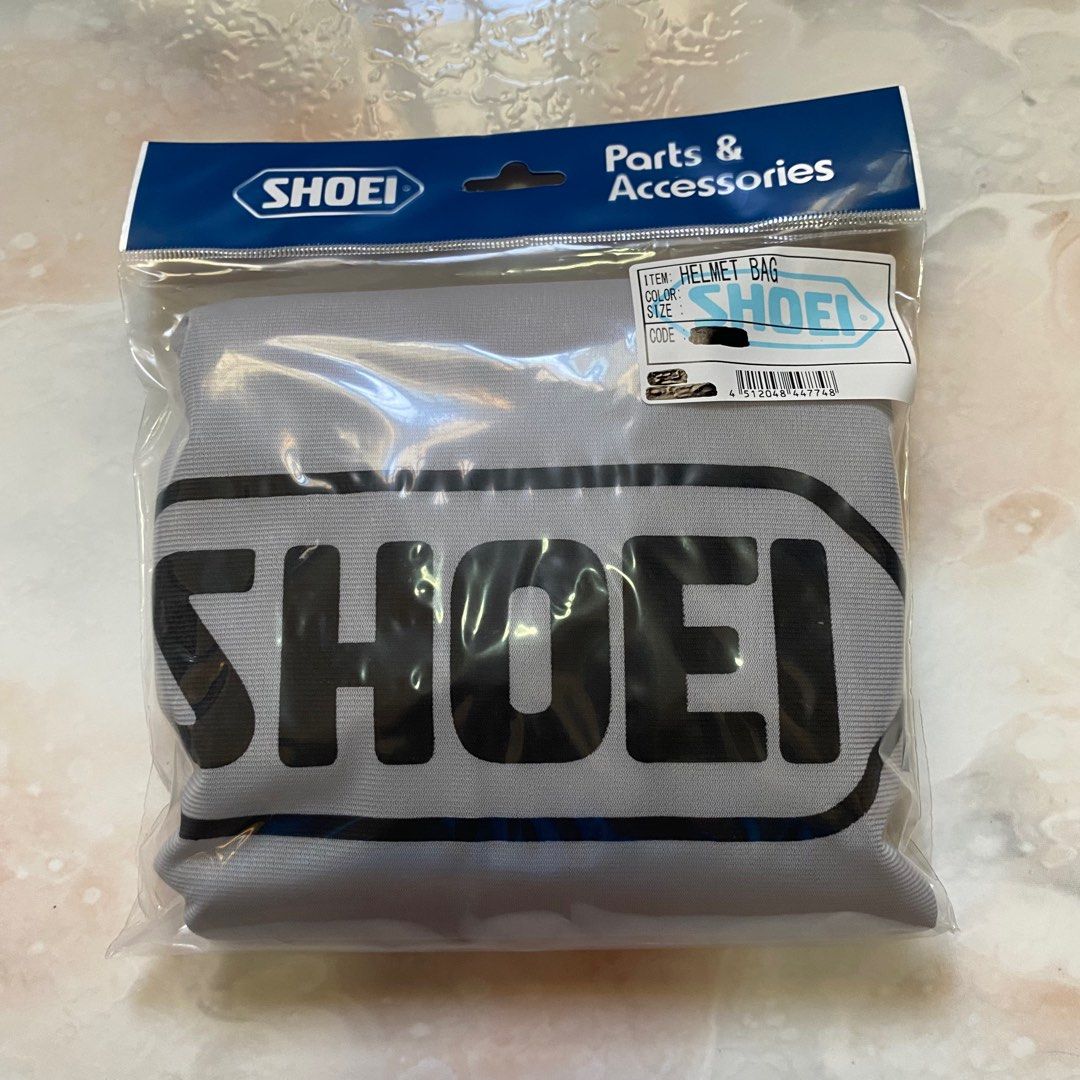 Shoei helmet bag dustbag, Motorcycles, Motorcycle Apparel on Carousell