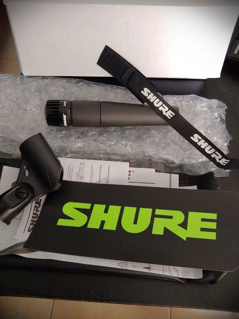 Shure sm57, Hobbies & Toys, Music & Media, Music Accessories on Carousell