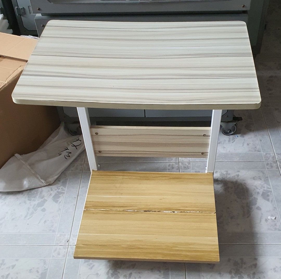 Side table with rollers, Furniture & Home Living, Furniture, Tables ...