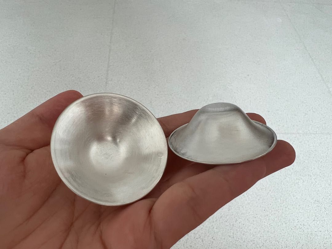 Silverette Silver Nursing Nipple Shield Cups, Babies & Kids, Maternity ...