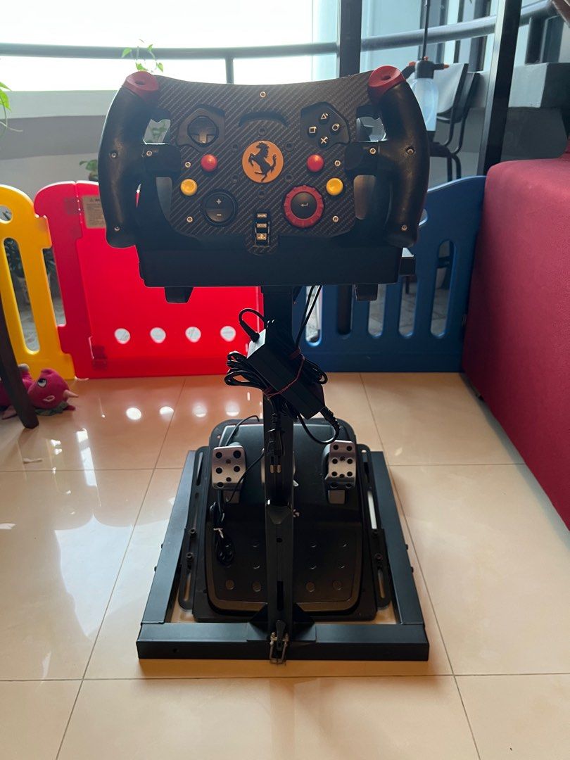 Sim Racing Rig - Logitech G29 (with Custom Ferrari Racing Wheel and ...