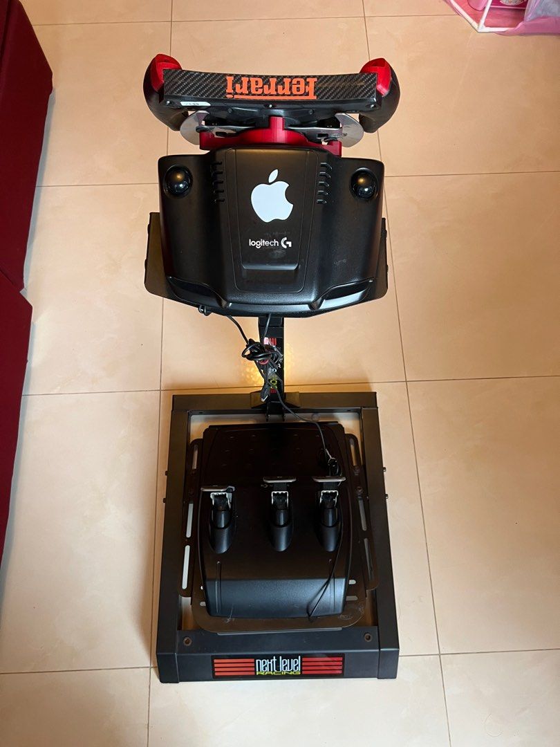 Sim Racing Rig - Logitech G29 (with Custom Ferrari Racing Wheel and ...