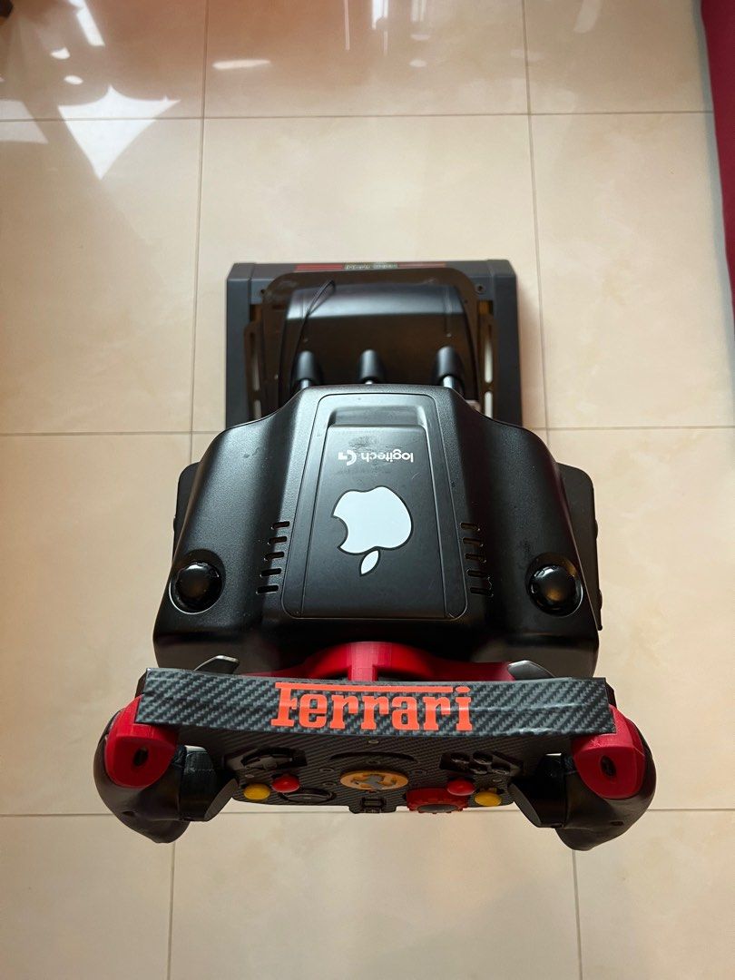 Sim Racing Rig - Logitech G29 (with Custom Ferrari Racing Wheel and ...