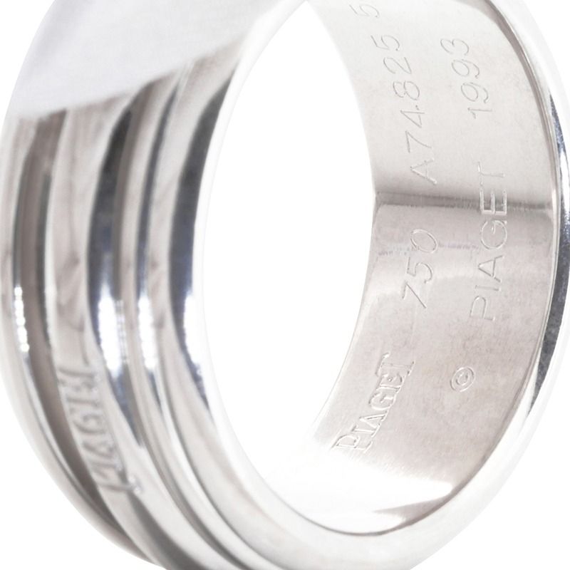Simple yet Elegant 15g 18K White Gold Piaget Band Ring - 172499, Women ...
