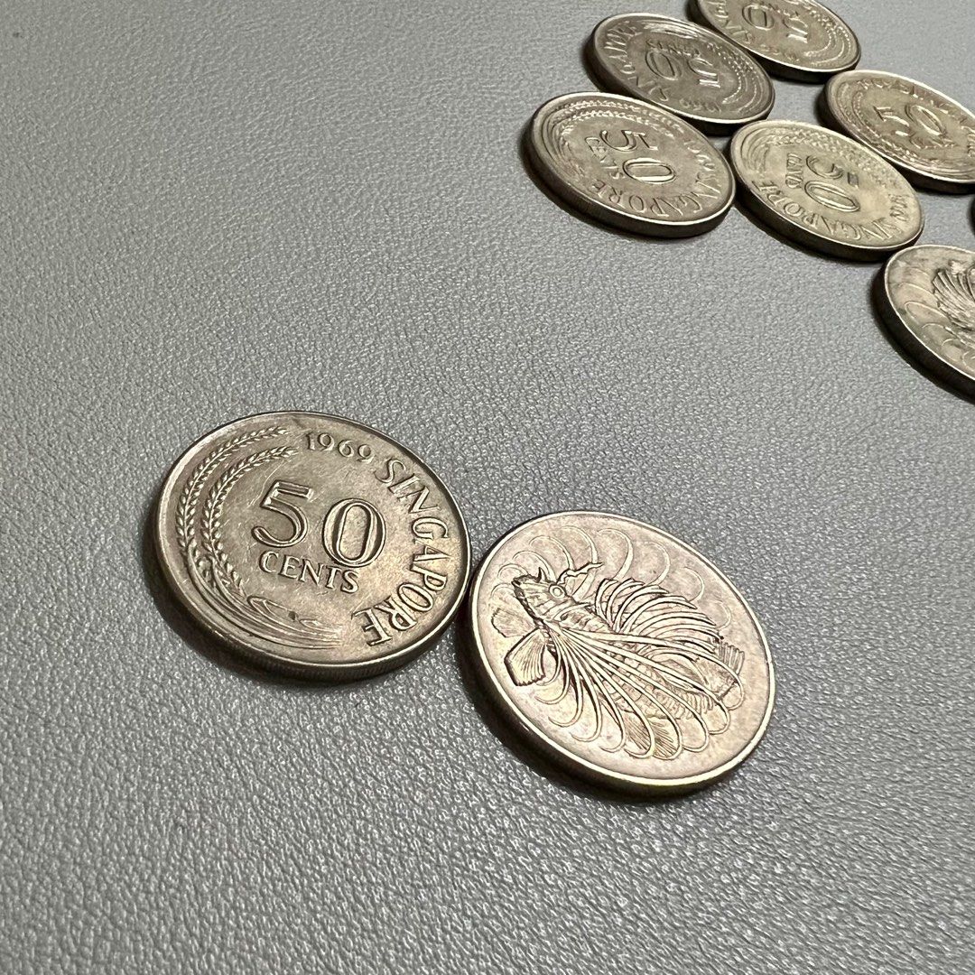 Singapore Old Coins (50c), Hobbies & Toys, Memorabilia & Collectibles ...