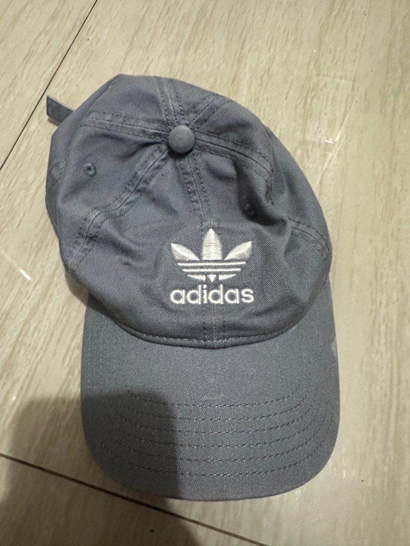 Slate Gray Adidas Cap, Men's Fashion, Watches & Accessories, Caps ...