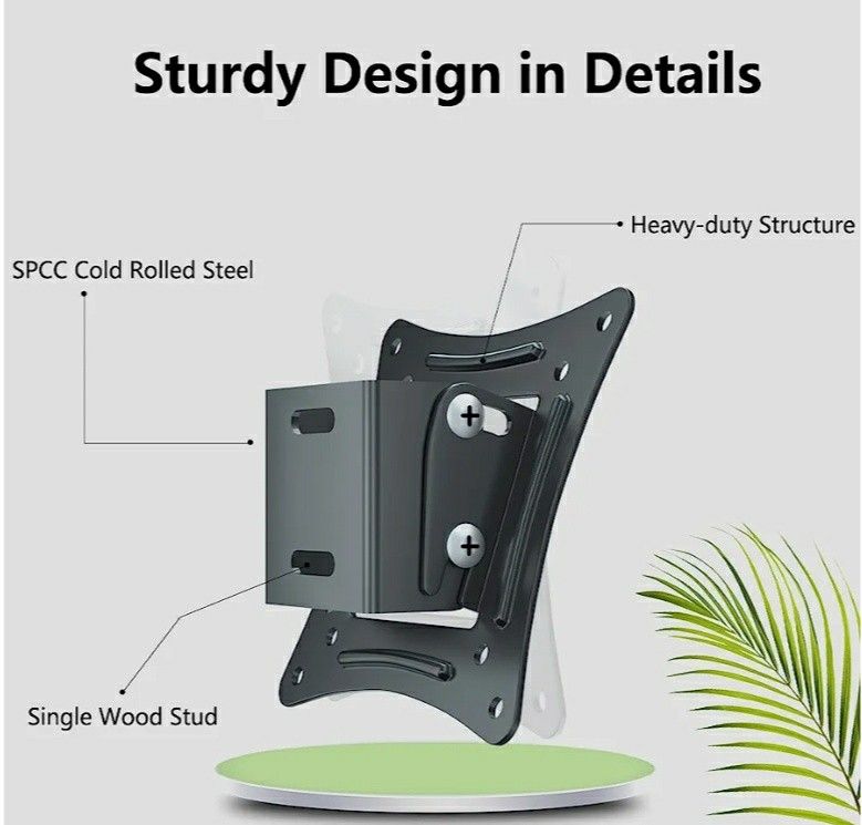 Small TV Monitor Wall Mount for 14"-26" Monitor Computer, RV TV Mount ...