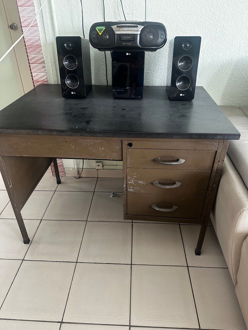 Solid metal table, Furniture & Home Living, Furniture, Tables & Sets on ...