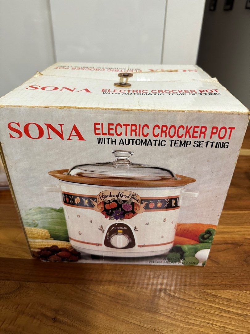 Sona electric Crocker pot, TV & Home Appliances, Kitchen Appliances ...