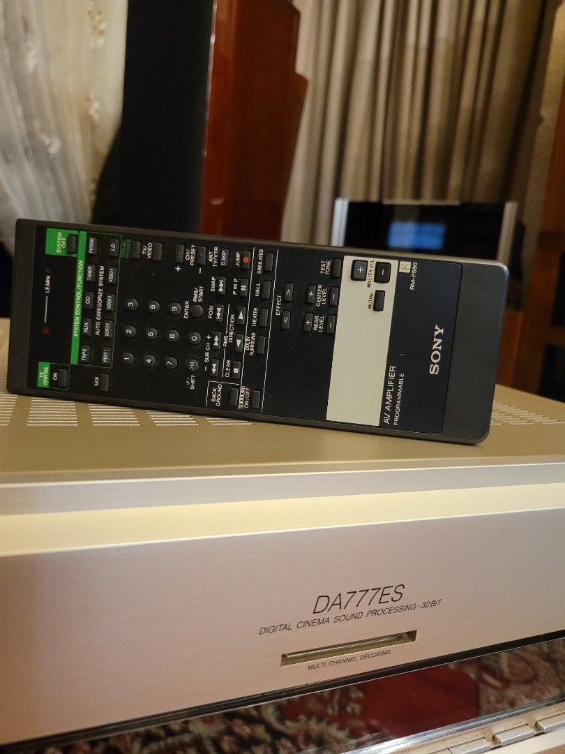 Sony DA777ES _ made in Japan power processor with remote, Audio ...