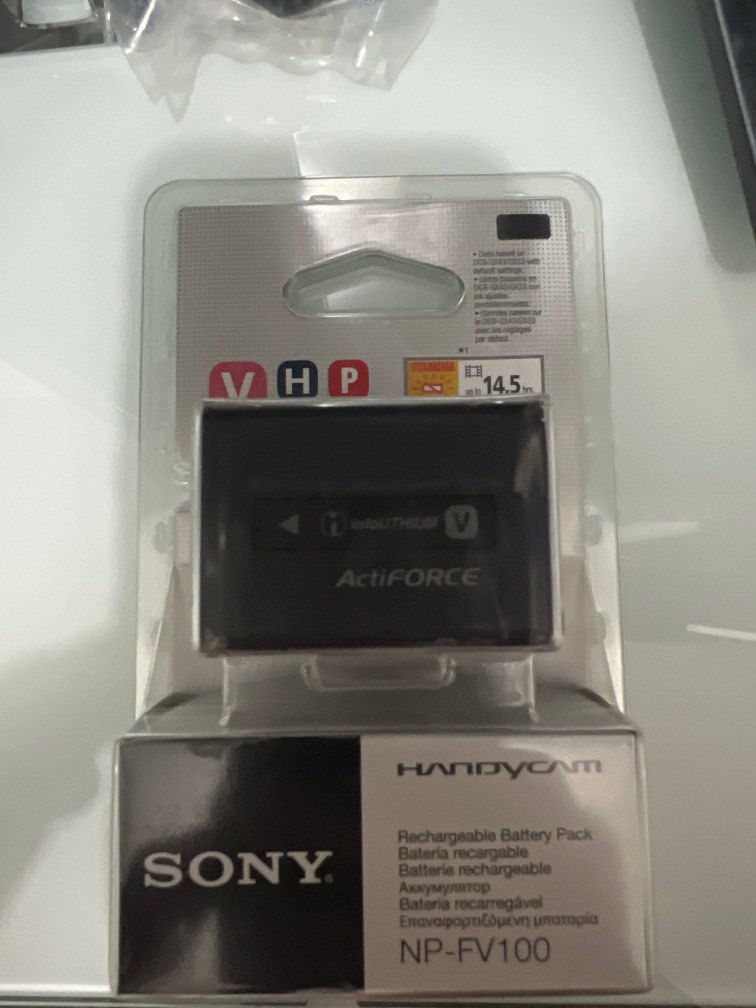 Sony NP-FV100 相機電池, 攝影器材, 攝影配件, 電池及充電器 - Carousell