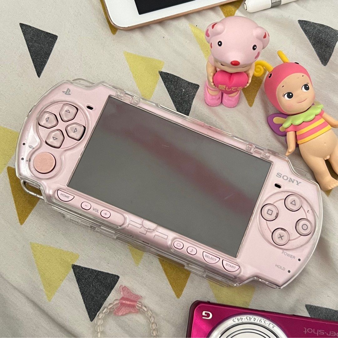 Sony PSP 2000 slim - pink on Carousell