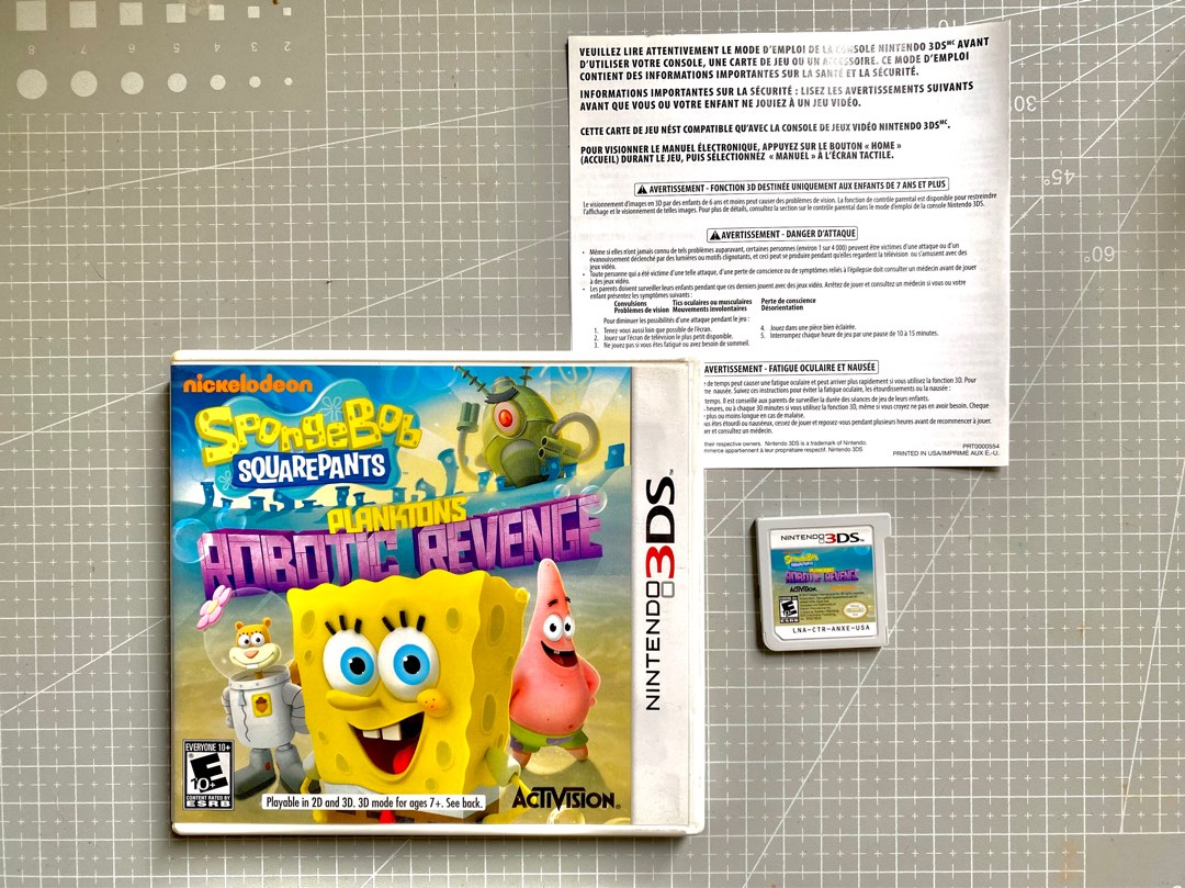 Spongebob Nintendo 3DS on Carousell