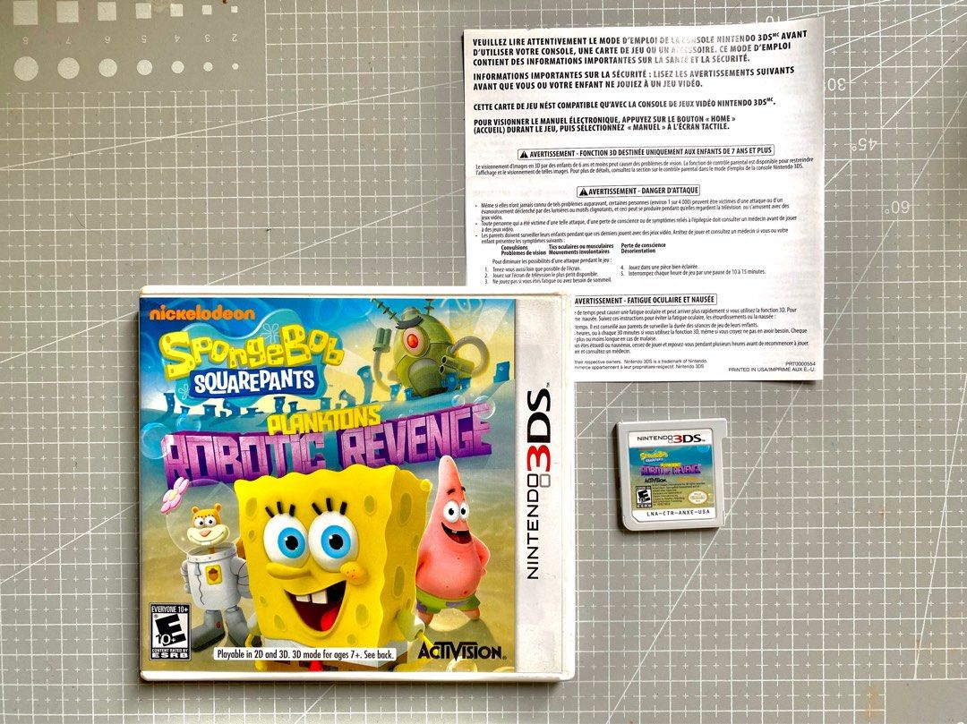 Spongebob Nintendo 3DS on Carousell