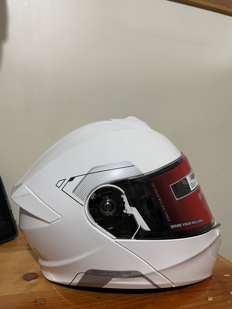 Spyder Force Modular Helmet Large L + Free Extra Clear Visor ...
