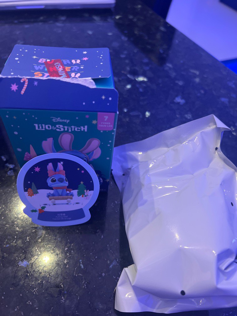 Miniso Stitch Blind Box - Pulling Sled, Hobbies & Toys, Toys & Games on ...