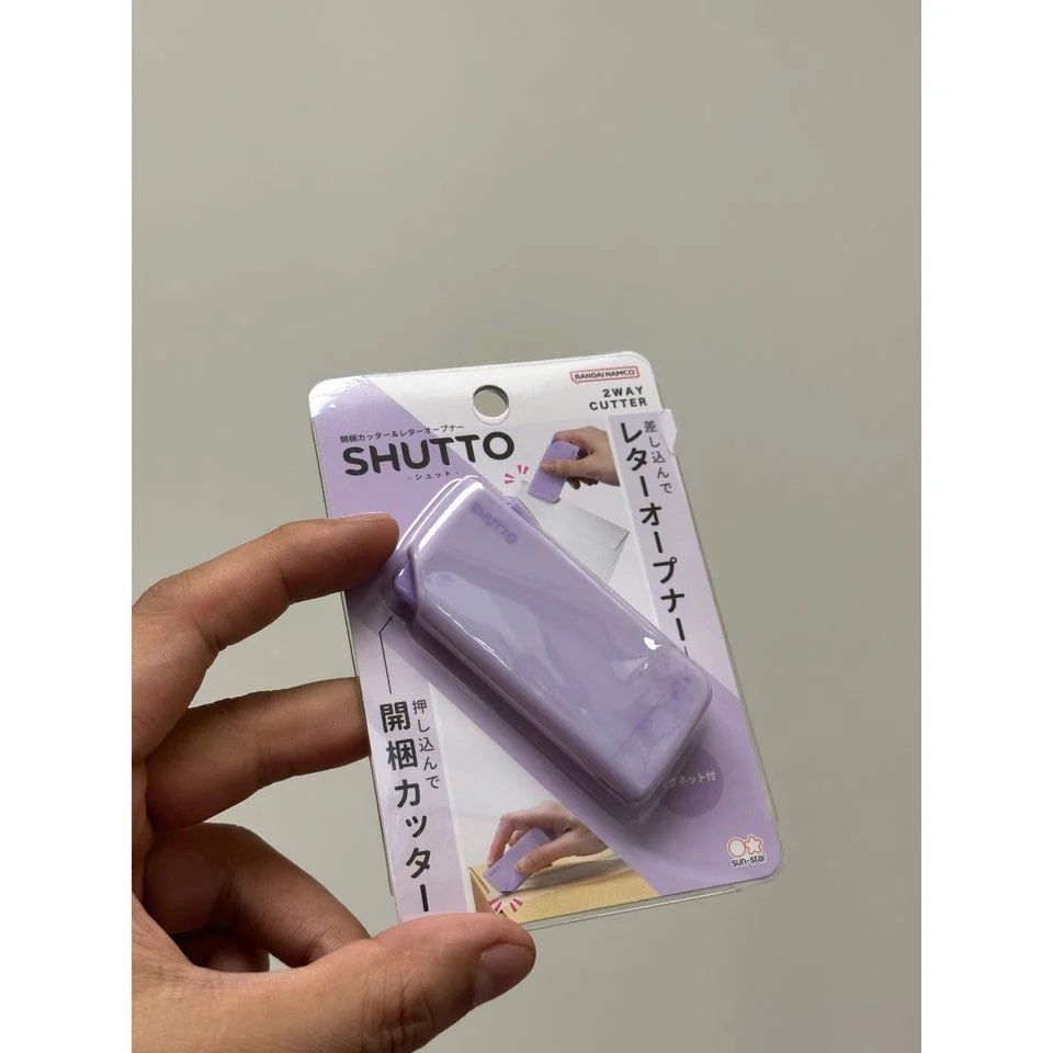 日本SunStar SHUTTO 便攜磁吸式多用途信封包裹拆信開箱萬用刀 Letter & Box Opener Cutter, 興趣及遊戲, 手作＆自家設計, 文具 - Carousell