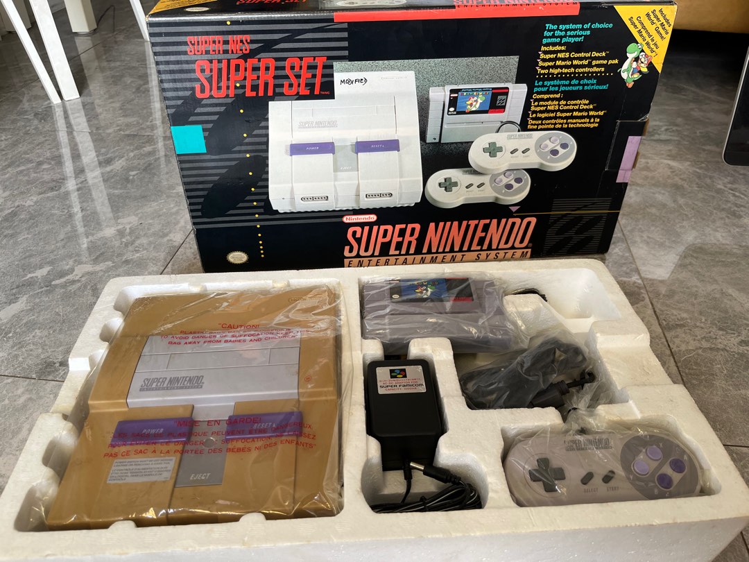 Super Nintendo Entertainment System - Super Set, Video Gaming, Video ...