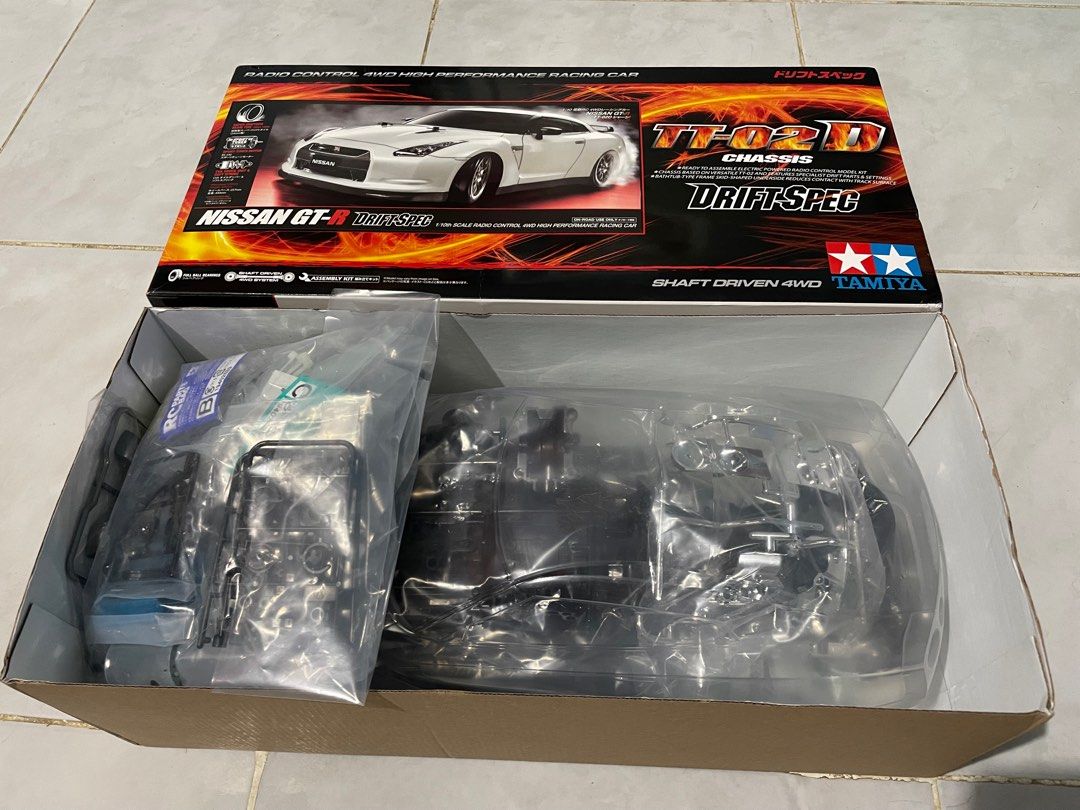 Tamiya TT-02D Nissan GTR R35 Drift Spec, Hobbies & Toys, Toys & Games ...