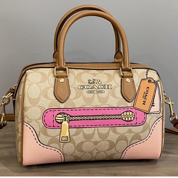 Tas Coach Rowan Satchel In Signature Canvas, Barang Mewah, Tas & Dompet ...