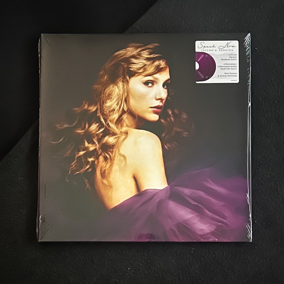 Taylor Swift - Speak Now (Taylor’s Version) Orchid Marbled Vinyl, Hobbies & Toys, Music & Media ...