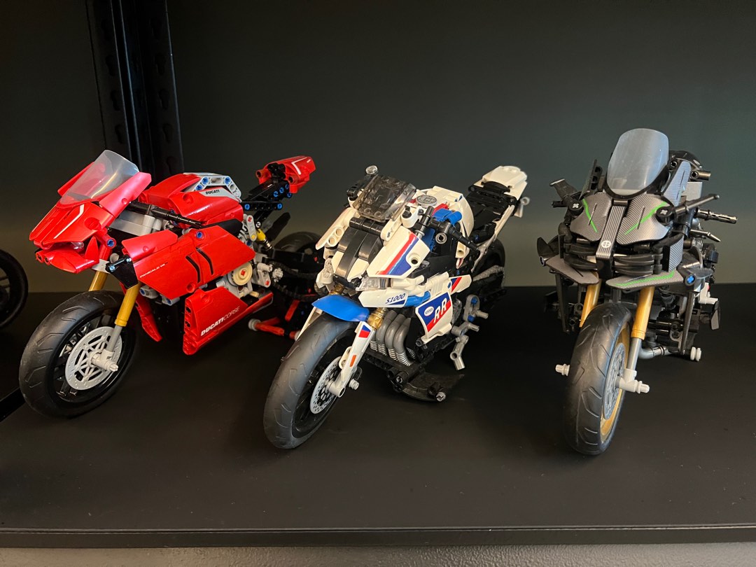 Technic compatible motorcycles, Hobbies & Toys, Toys & Games on Carousell