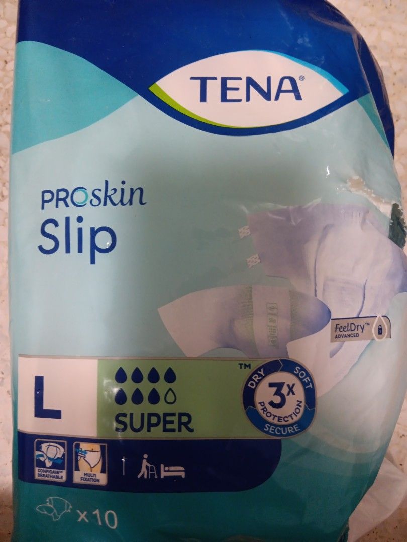 Tena Proskin SUPER Slip (Size L), Beauty & Personal Care, Sanitary Hygiene on Carousell