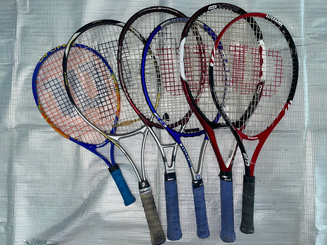Tennis Rackets (6 Varieties), Sports Equipment, Sports & Games, Racket ...