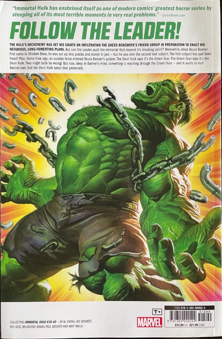 The Immortal Hulk Vol. 8: The Keeper of the Door on Carousell