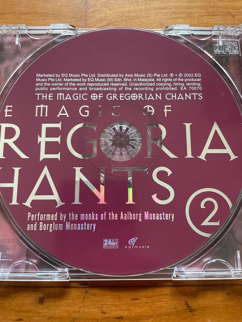 The Magic of Gregorian Chants CD, Hobbies & Toys, Music & Media, CDs ...
