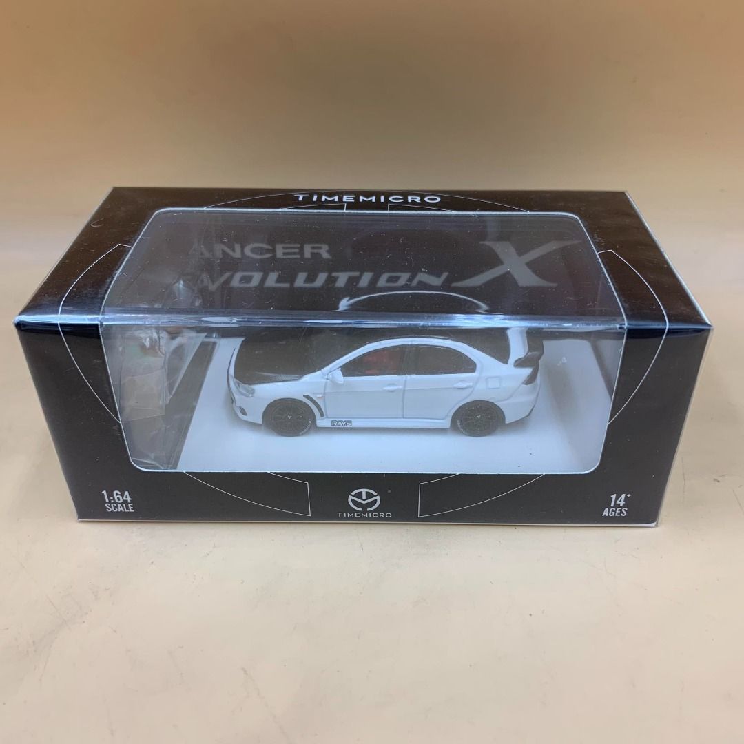 Time Micro TM 1/64 Scale Lancer Evolution EVO X w/ Figure (Deluxe Version) Die-cast Car on Carousell