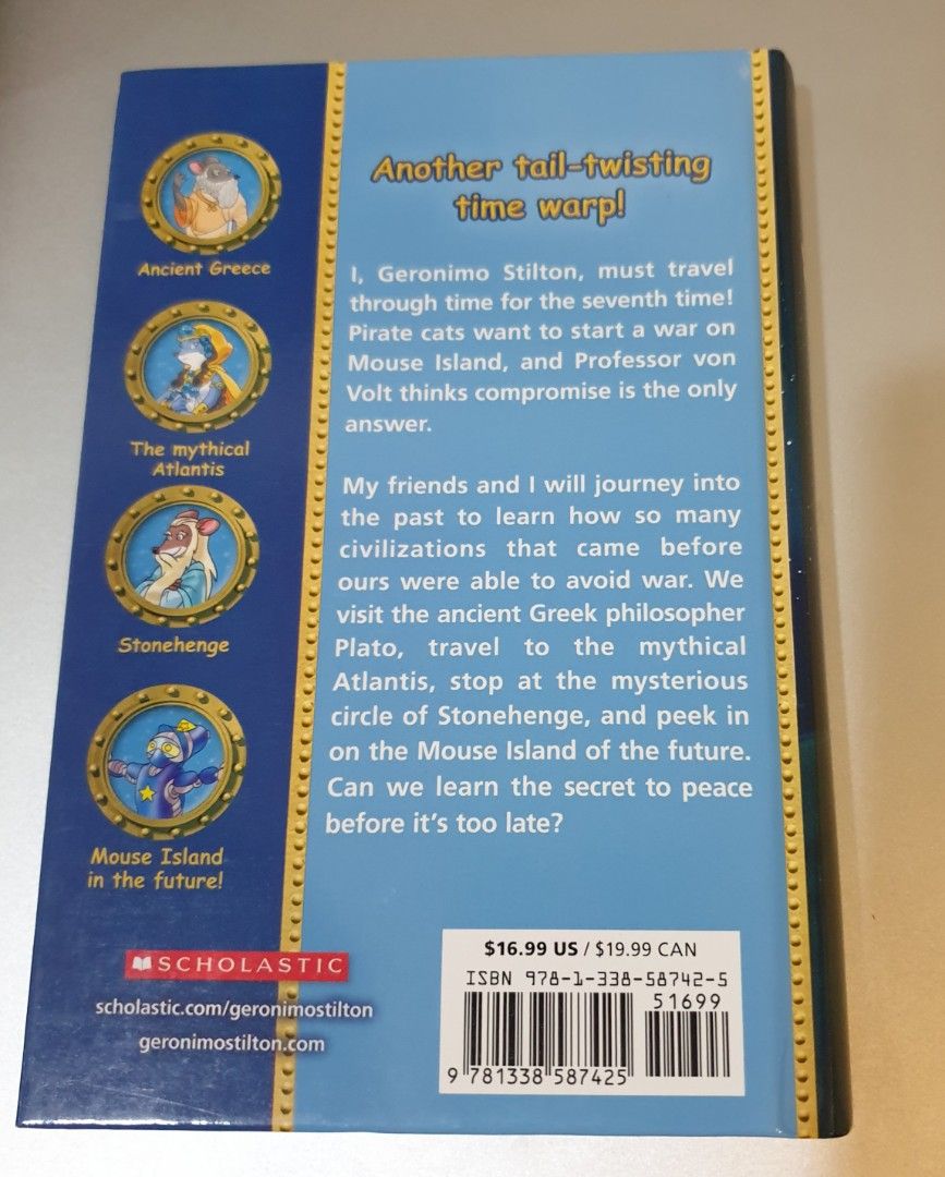 Time Warp (Geronimo Stilton Journey Through Time), Hobbies & Toys ...