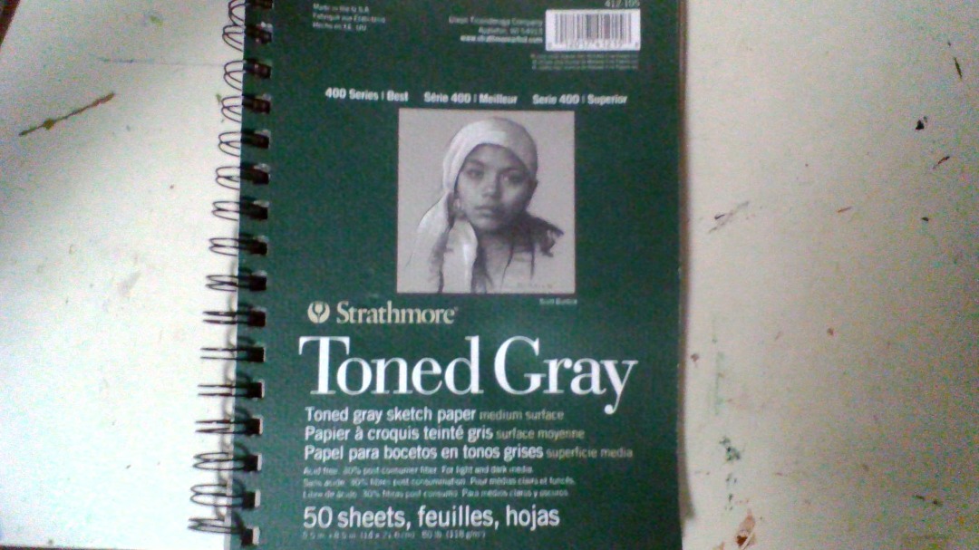 toned gray sketchbook, Hobbies & Toys, Stationery & Craft, Craft ...