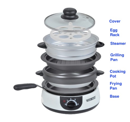 Tough Mama Stackable 8-in-1 Multi-cooker - secondhand on Carousell