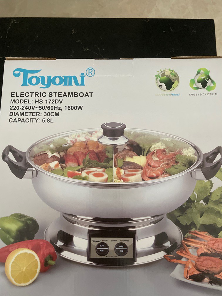 Toyomi Electric Steamboat, TV & Home Appliances, Kitchen Appliances ...