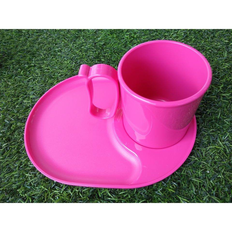 Tupperware cup and plate, Furniture & Home Living, Kitchenware ...