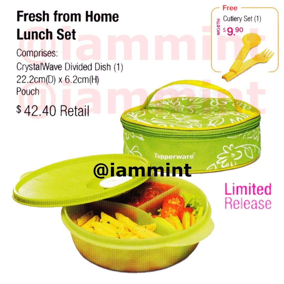 Tupperware Fresh from Home 900 ml Microwavable/ Microwave Safe ...