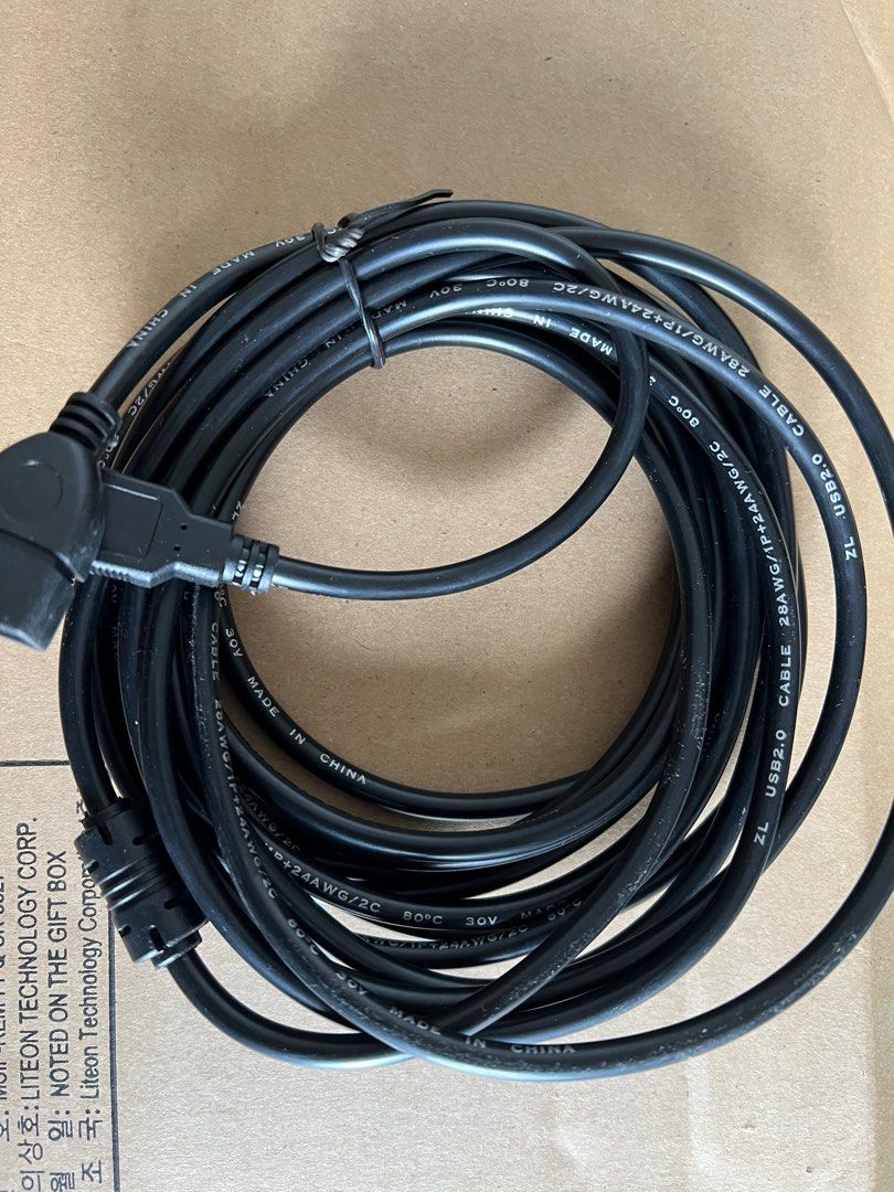 USB extension cable 5 meter, Computers & Tech, Parts & Accessories ...