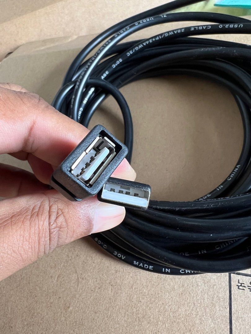 USB Extension Cable 5 Meter Computers Tech Parts Accessories Cables Adaptors On Carousell