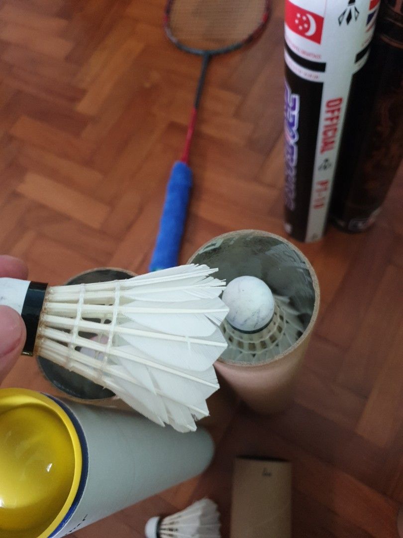 Used Badminton Shuttles, Sports Equipment, Sports & Games, Racket ...