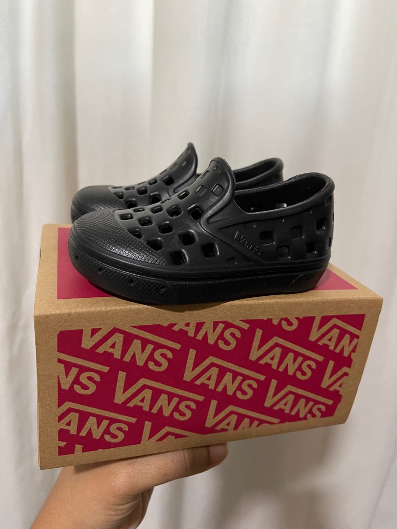 Vans rubber slip on, Babies & Kids, Babies & Kids Fashion on Carousell