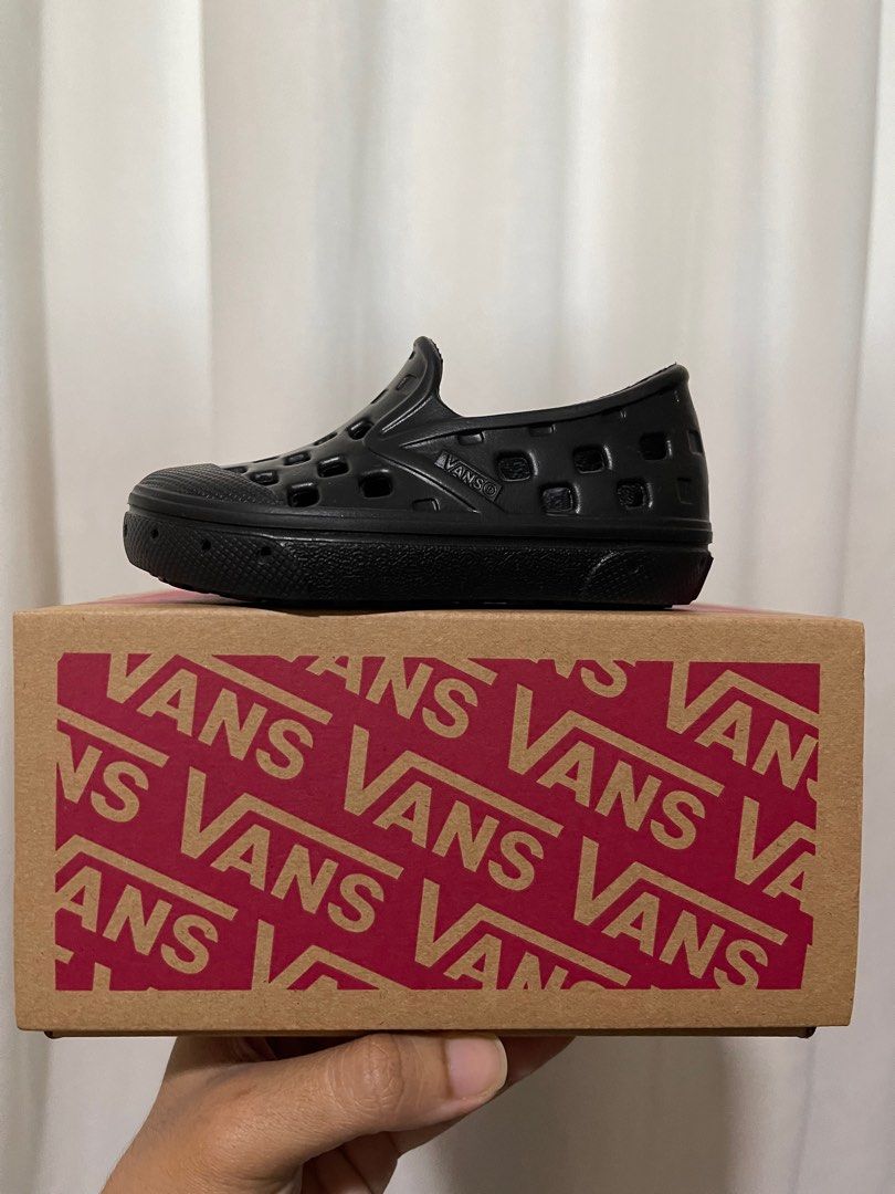 Vans rubber slip on, Babies & Kids, Babies & Kids Fashion on Carousell