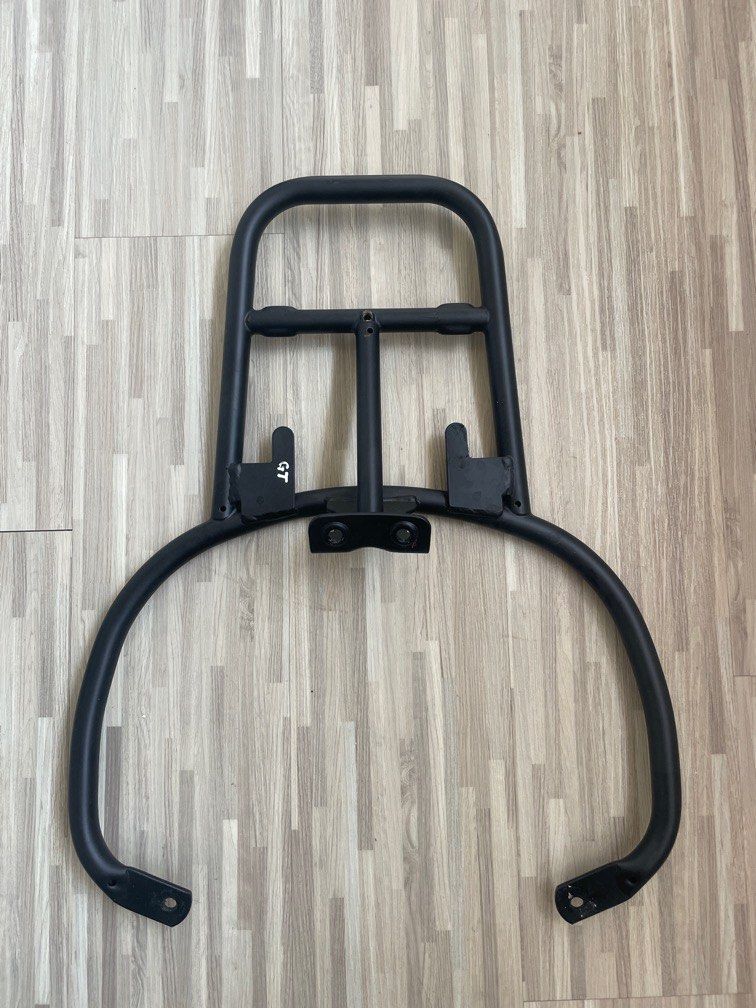 Vespa GTS 300 Rear Rack Black, Motorcycles, Motorcycle Accessories on ...